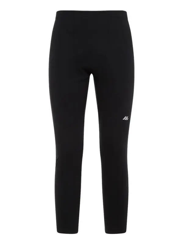Balenciaga Logo Detailed Leggings - Black