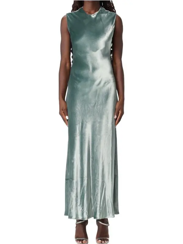 Alberta Ferretti Sleeveless Midi Dress - Green