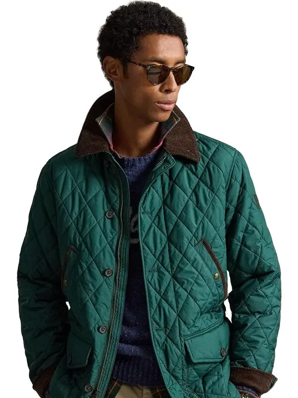 Ralph Lauren The Beaton Car Coat - Moss Agate