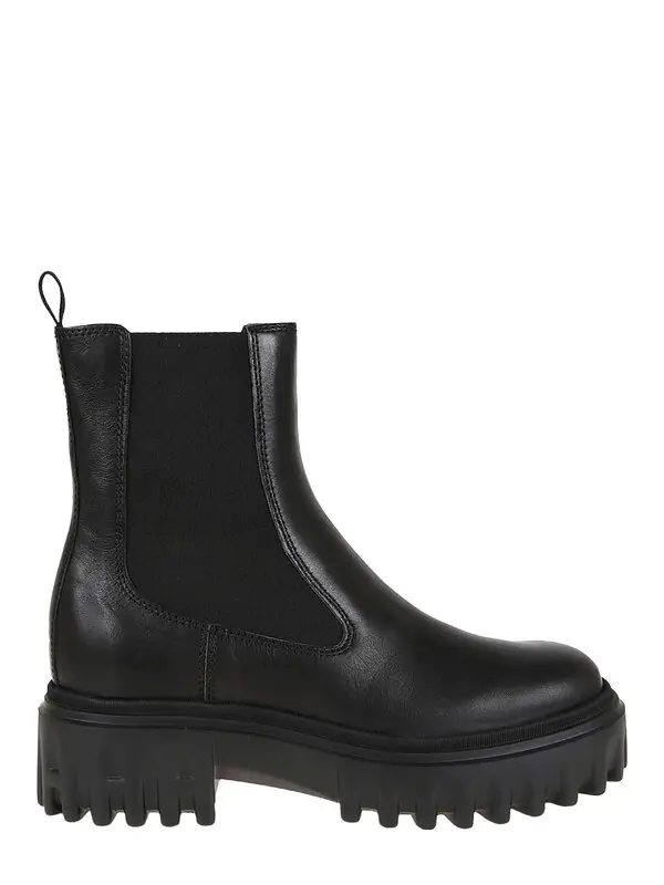 Hogan Chelsea Boots With Thick Sole - Black