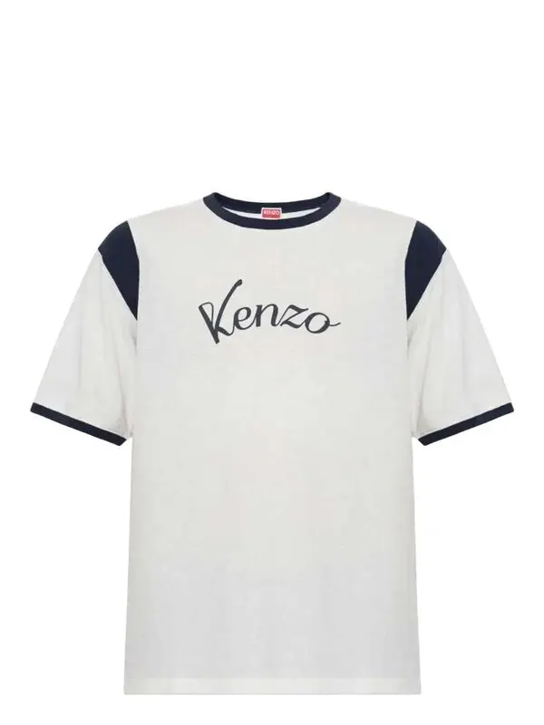 Kenzo College-style Cotton T-shirt - White