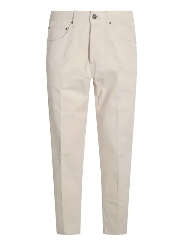 LARDINI Button-fly Jeans - White