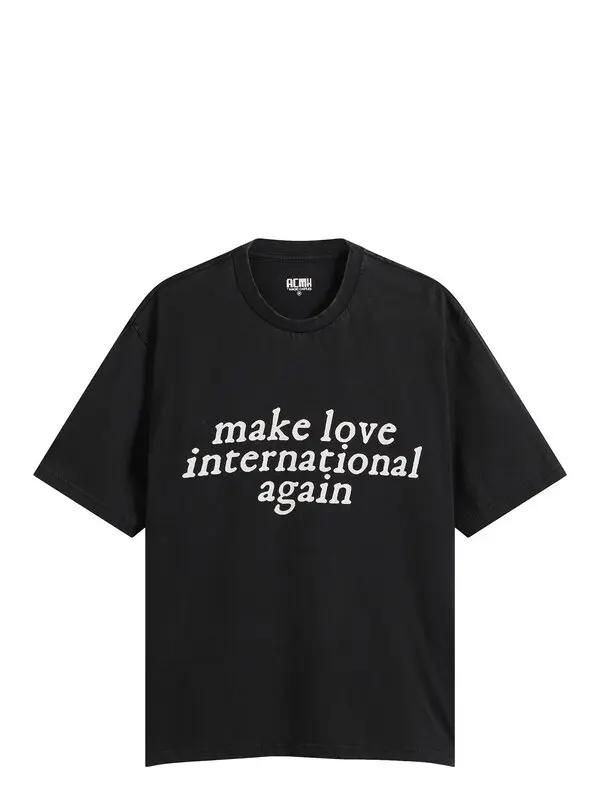 ACMH BY MAGIC CASTLES X Love International Mlia T-shirt - Black/white
