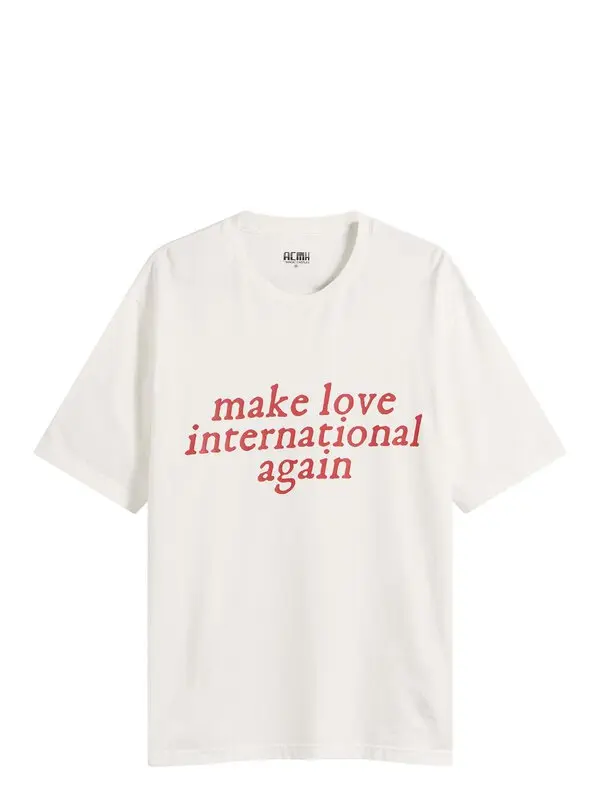 ACMH BY MAGIC CASTLES X Love International Mlia T-shirt - White/red