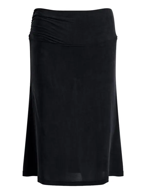 PEACHY DEN Kylie Vent Midi Skort - Graphite