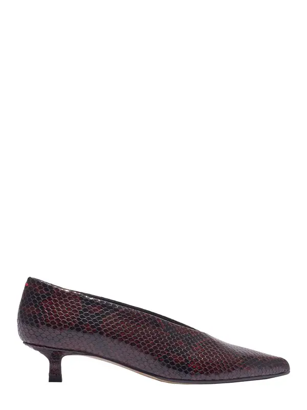AeydĒ Decolleté Clara Snake Print - Multicolore