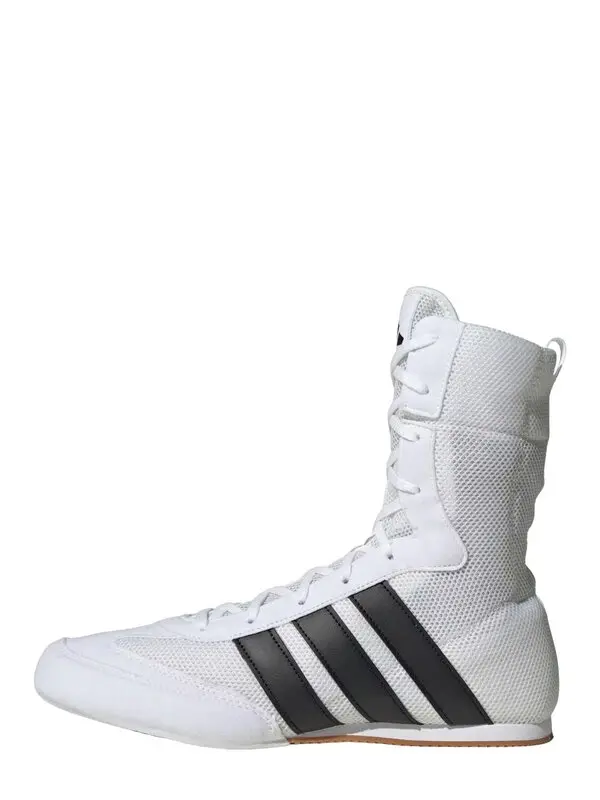 Adidas Box Hog Classic High-top Sneakers - Cloud White/core Black/cloud White