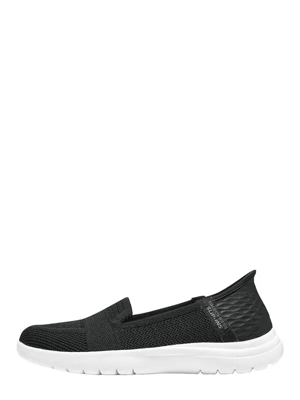 Sketchers On-the-go Flex-serene Slip-ins - Black/white