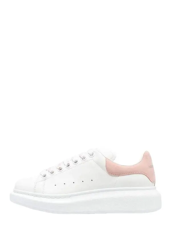 Alexander McQueen Oversized Low-top Sneakers - White/pink