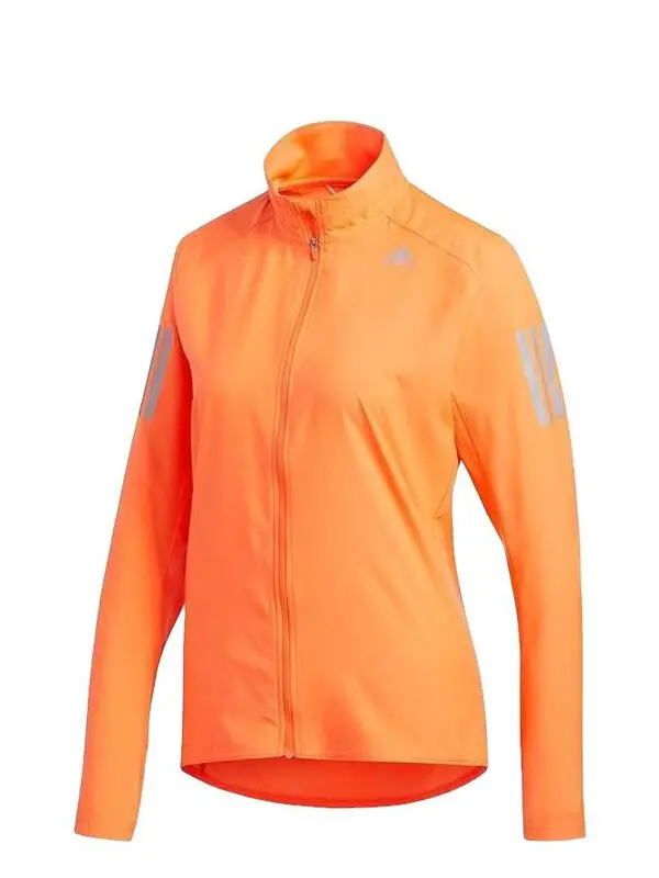 Adidas Zipped Jacket - Orange/silver