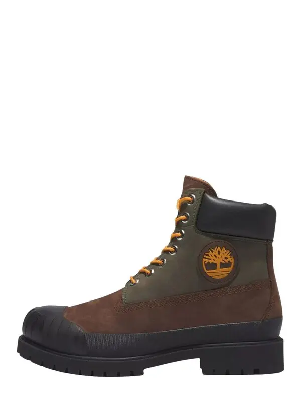 Timberland 6 Inch Premium Waterproof Lace Up Boots - Brown