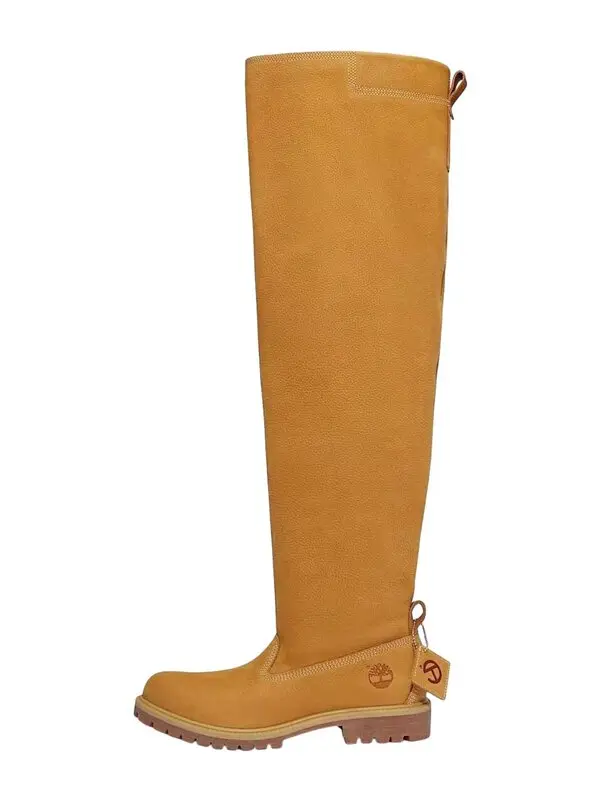 Timberland X Telfar Tall Pull On Boot 'wheat - Wheat/yellow
