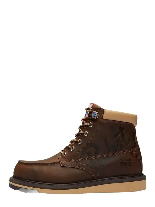 Timberland X Pabst Blue Ribbon Gridworks 6" Soft Toe Waterproof Work Boot - Brown/wheat