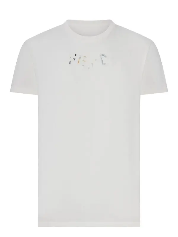 Fendi S Slim-fit T-shirt, Size - Cloud
