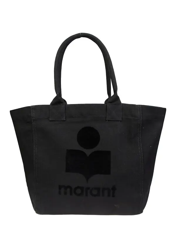 Isabel Marant Étoile Small Yenkygz Cotton Shoulder Bag - Nero