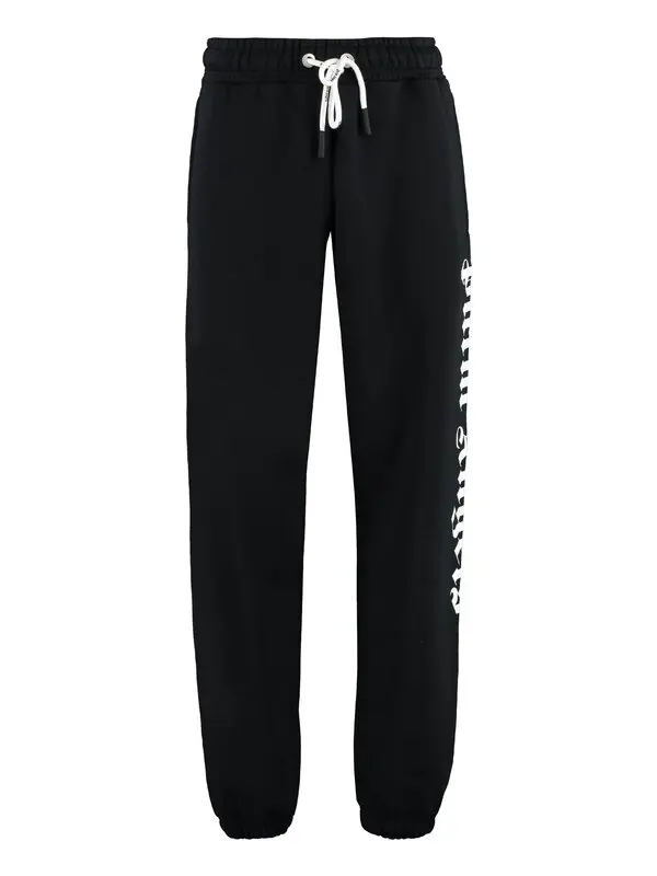 Palm Angels Logo-print Drawstring Sweatpants - Black