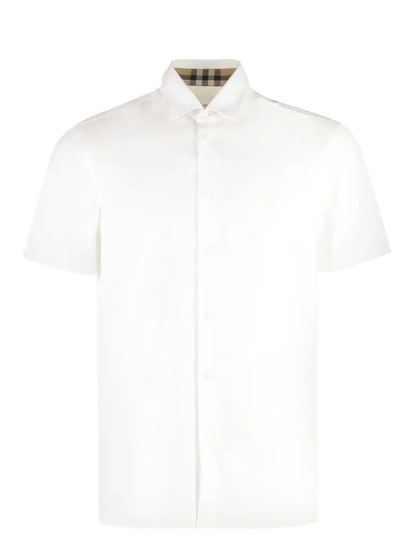 Burberry Short-sleeve Cotton T-shirt - White