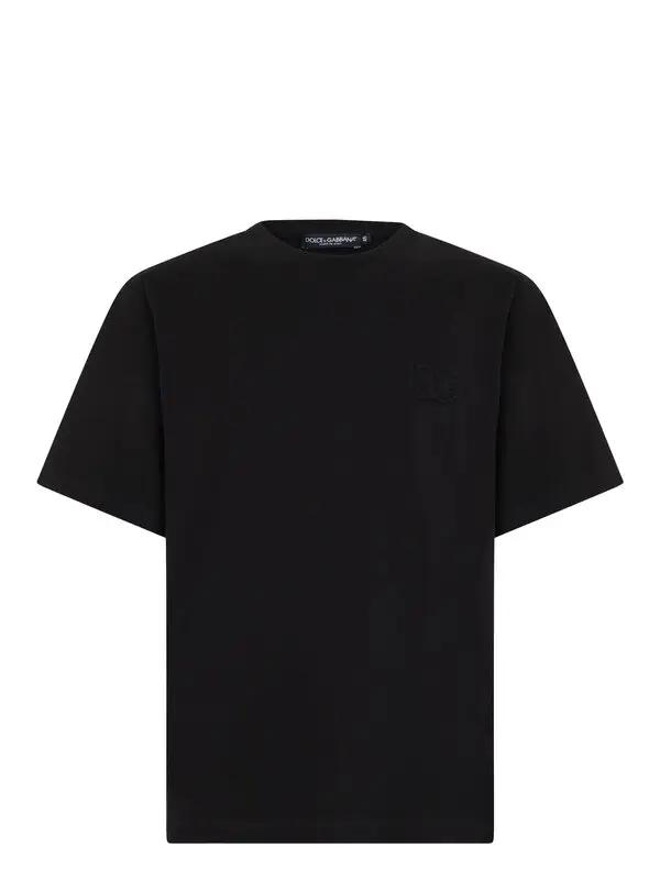 Dolce & Gabbana Soft Cotton Short-sleeve T-shirt - Black