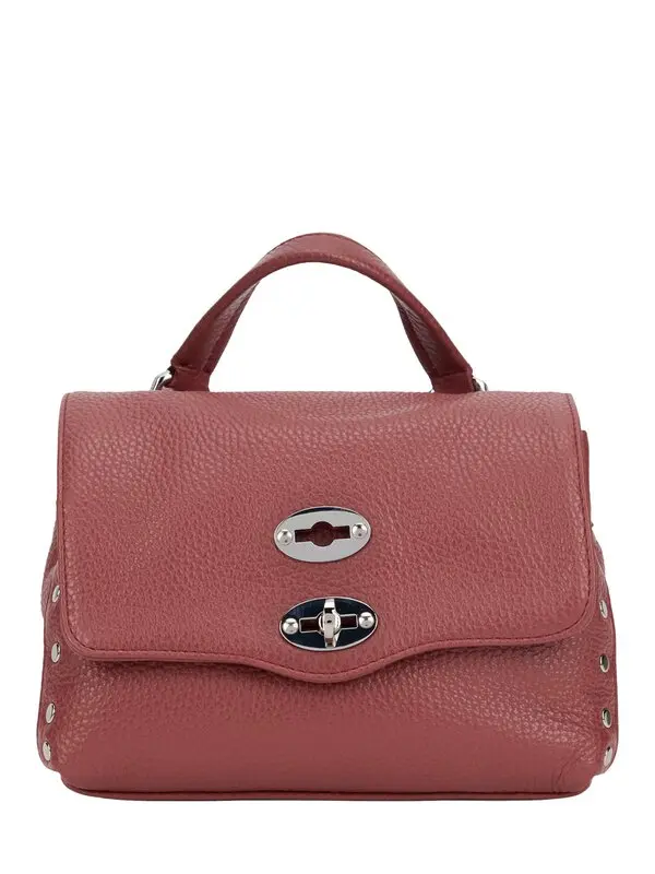 ZANELLATO Postman Tote Handbag In Calfskin - Red