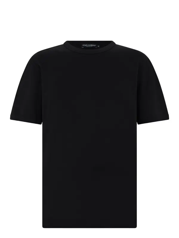 Dolce & Gabbana Cotton T-shirt For - Black