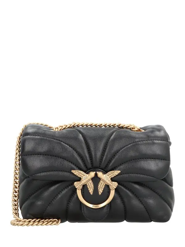 Pinko Mini Crossbody Handbag - Black