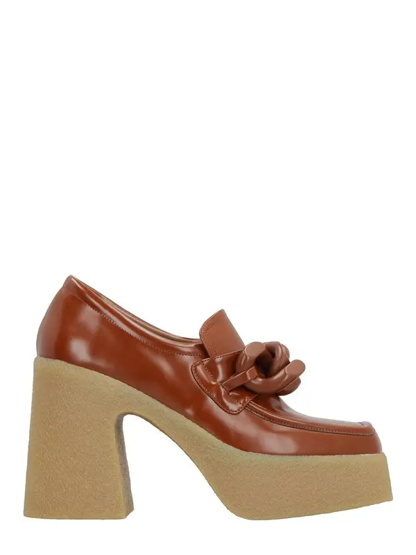 Stella McCartney Skyla 110mm Square-toe Pumps - Brown
