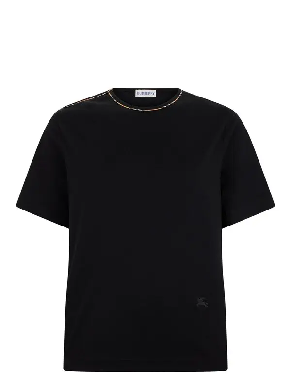 Burberry Cotton Short-sleeve T-shirt - Black