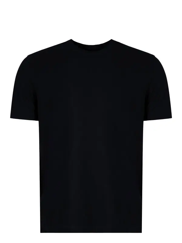 SLOWEAR 100% Cotton Crew-neck T-shirt - Black