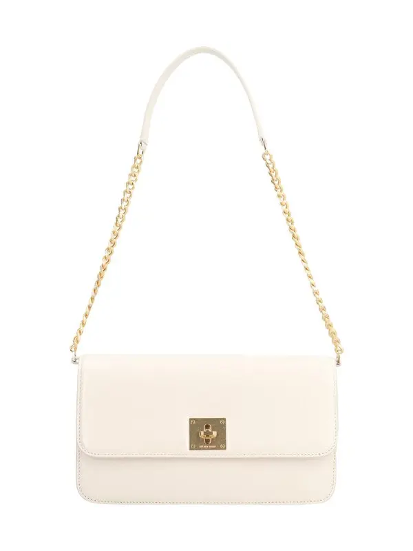GOLDEN GOOSE Gioia Mini Leather Crossbody Handbag - White