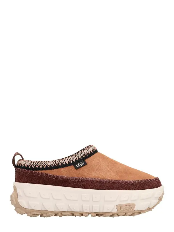 UGG Venture Daze Shearling-lined Suede Mini Sabot - Brown
