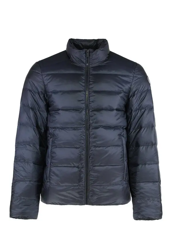 Fusalp High-neck Zip-front Quilted Down Ski Jacket - Blue