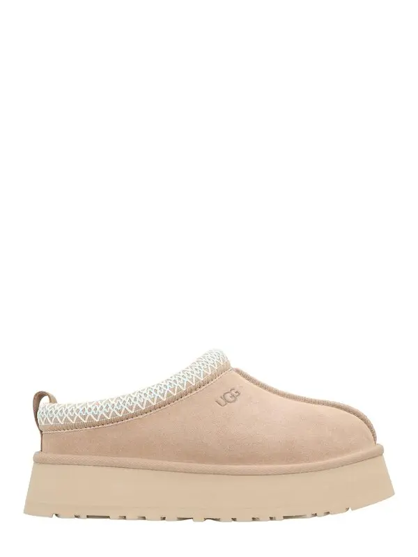 UGG Tazz Ii Suede Shearling Lined Clog With Sculpted Eva Sole - Sand