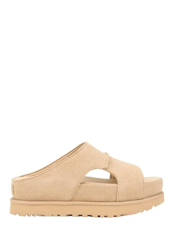 UGG High Cutout Slip-on Wedge Sandals - Beige