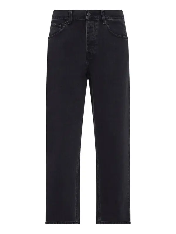 Carhartt Work In Progress Newel Pant In Organic Cotton - Black