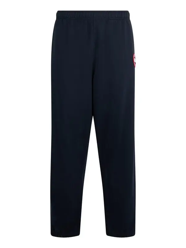 Canada Goose Cotton Jogger Pants For Sporty And Versatile - Blue