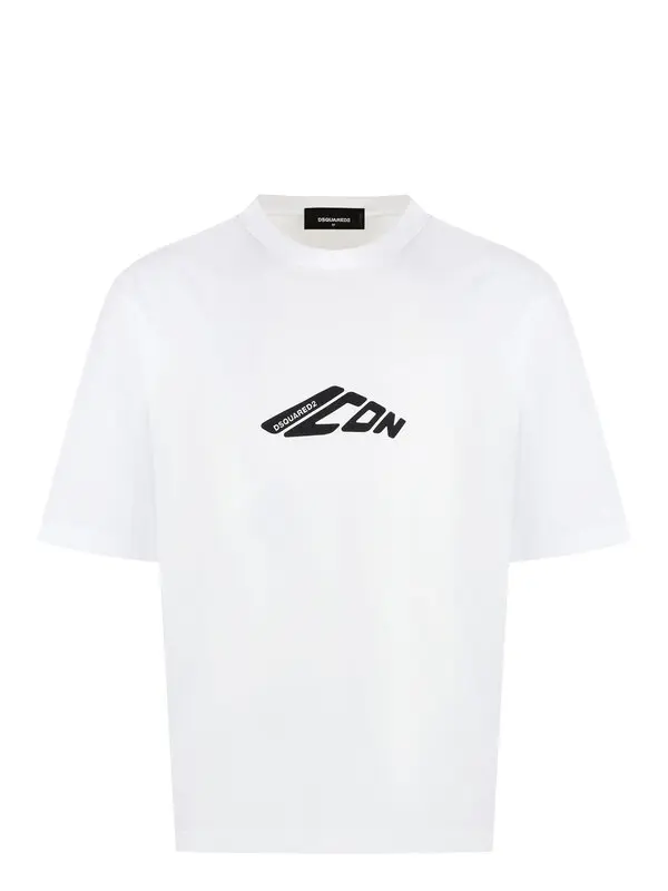 Dsquared2 Loose-fit Cotton Crew-neck T-shirt - White