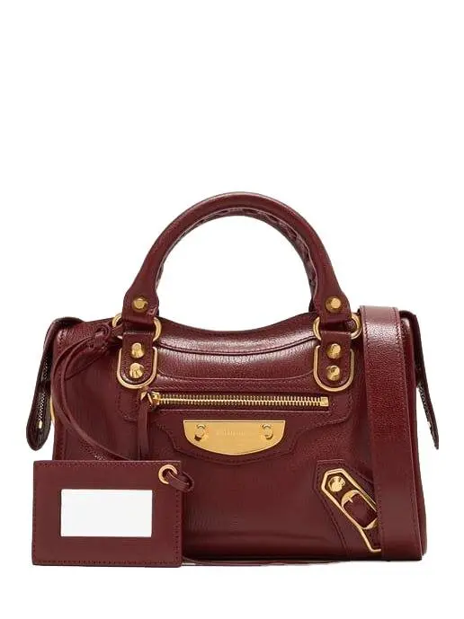 Balenciaga Mini Le City Upt Handbag - Ruby