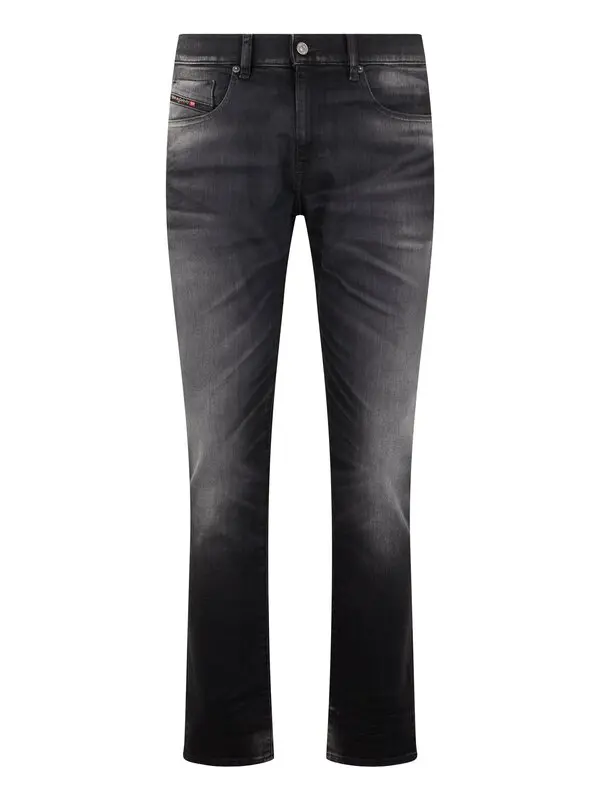 DIESEL® Slim Fit Straight Leg Jeans - Black