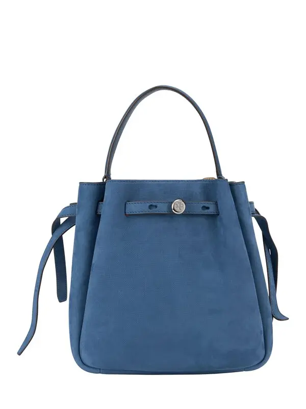 Tory Burch Elegant Lace-detail Handbag - Blue
