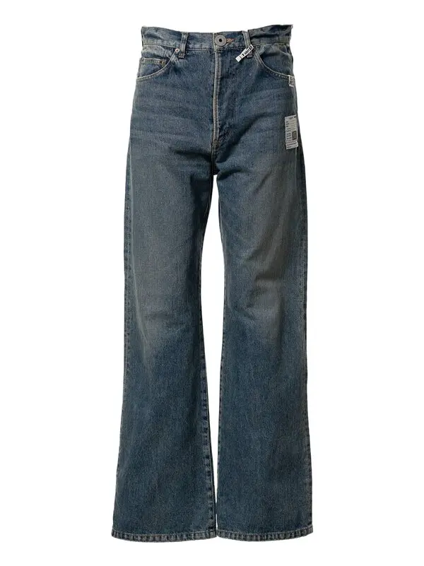 Mihara Yasuhiro Styled Denim Jeans - Navy