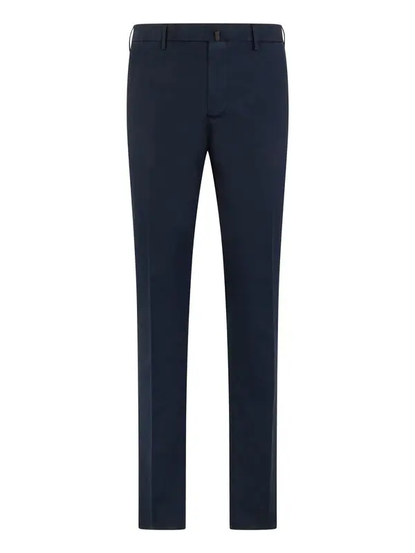 SLOWEAR Elastic Cotton Slim Pants - Blue