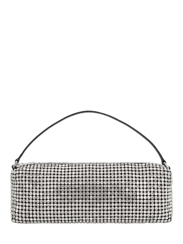 Alexander Wang Heiress Mini Rhinestone Handbag - Black