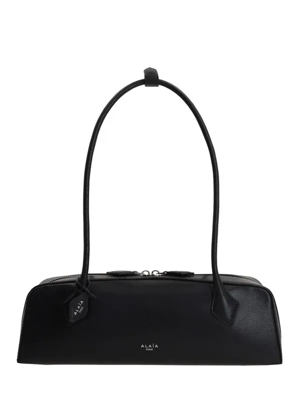 Alaïa Le Teckel Small Bag In Goatskin - Black