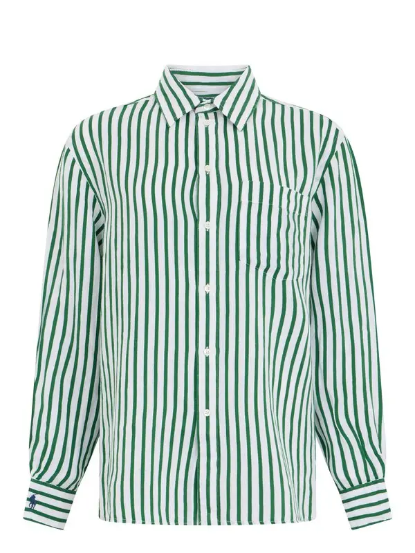 Polo Ralph Lauren Striped Button-down Shirt - Green