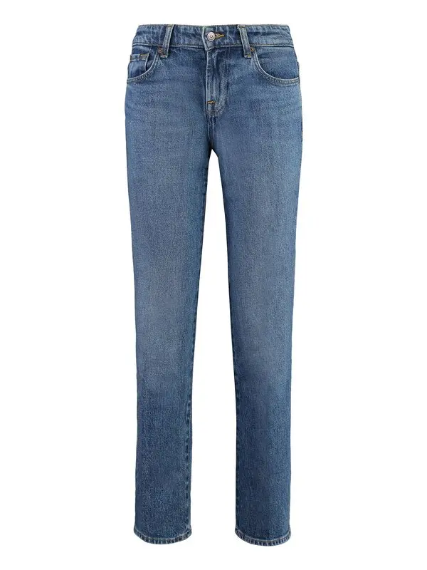 7 For All Mankind Calie Straight-leg Jeans - Denim