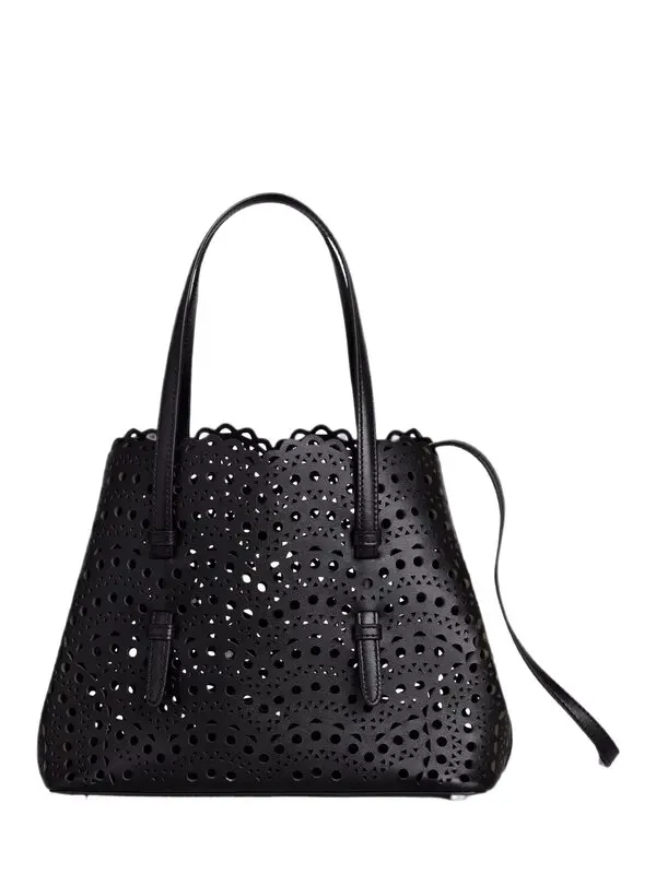 Alaïa Mina 25 Mini Tote Bag - Noir