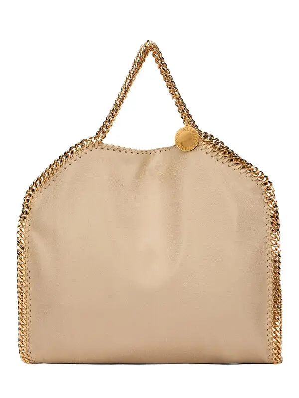 Stella McCartney Shaggy Deer-effect Falabella Tote Bag - Beige