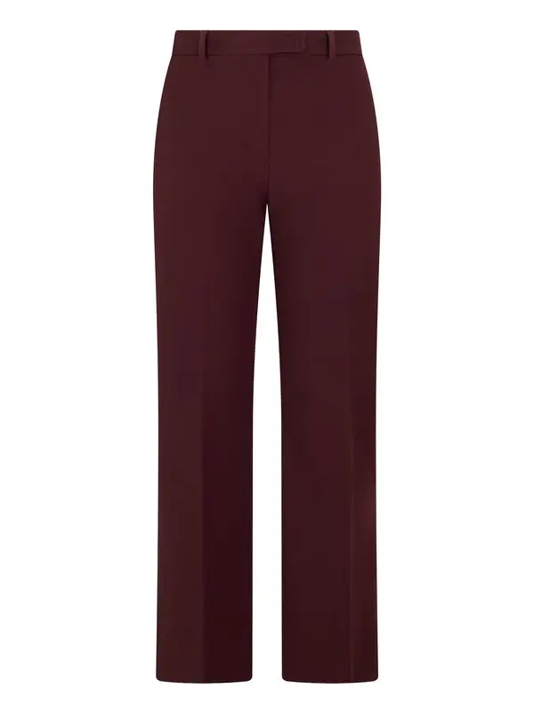 Max Mara Straight-leg High-waist Trousers - Brown