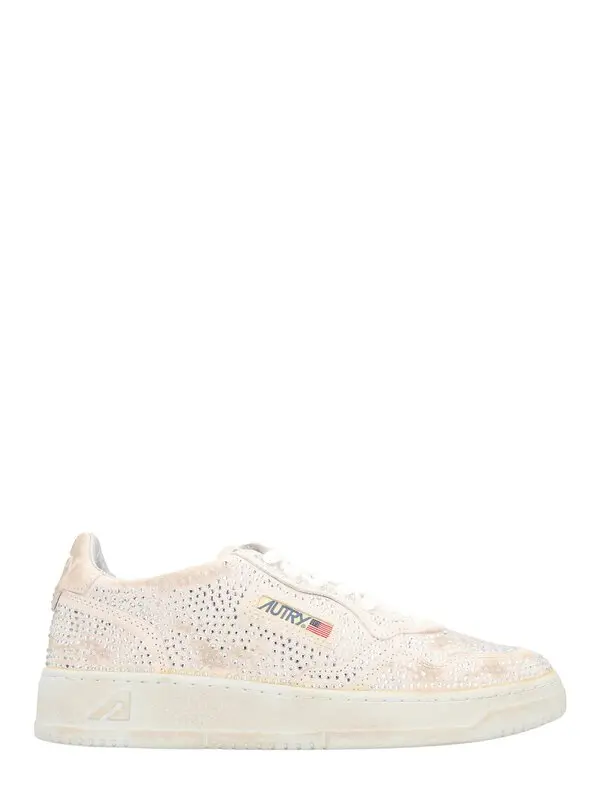 AUTRY Low-top Suede Medalist Sneakers - White