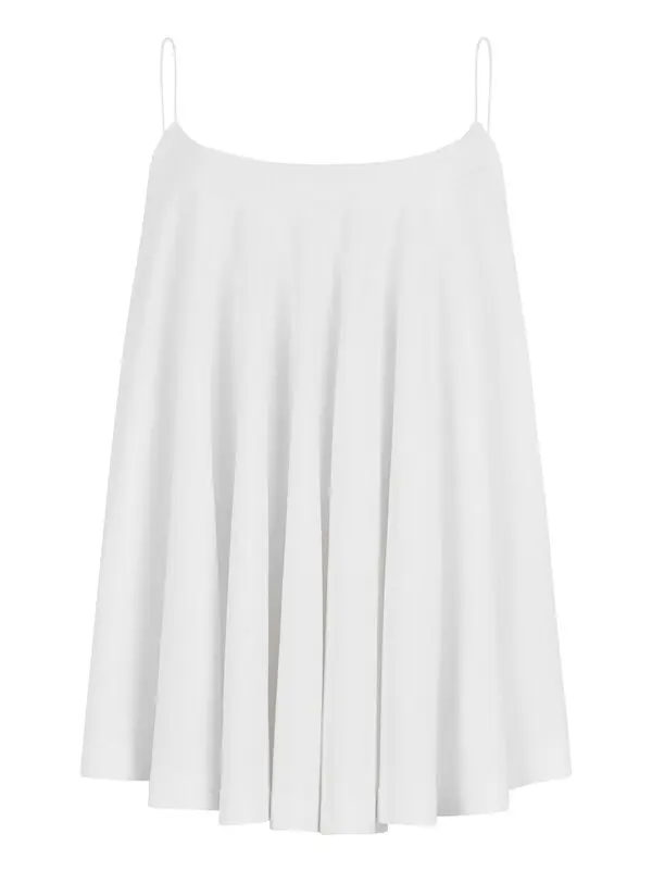 Jacquemus Voile Top With Thin Straps - White